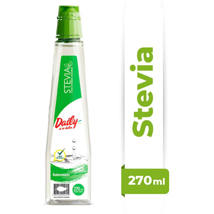 Endulzante Stevia Gotas Daily 270 Ml Limphogar